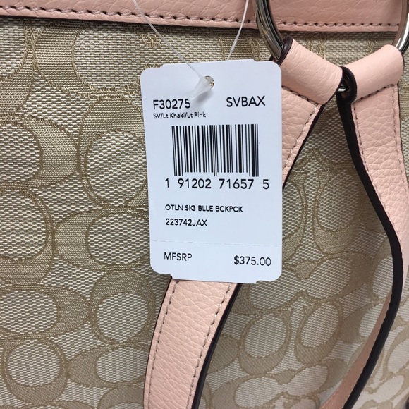 Coach | Bags | Coach F3275 Billie Backpack In Signature Jacquard | Poshmark